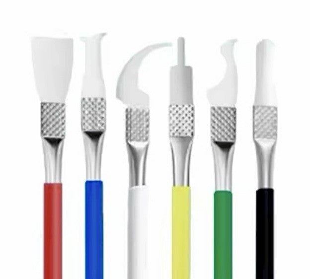 6PC Super Flexible Thin Metal Spudger Repair Opening Tool DIY Phones E ...