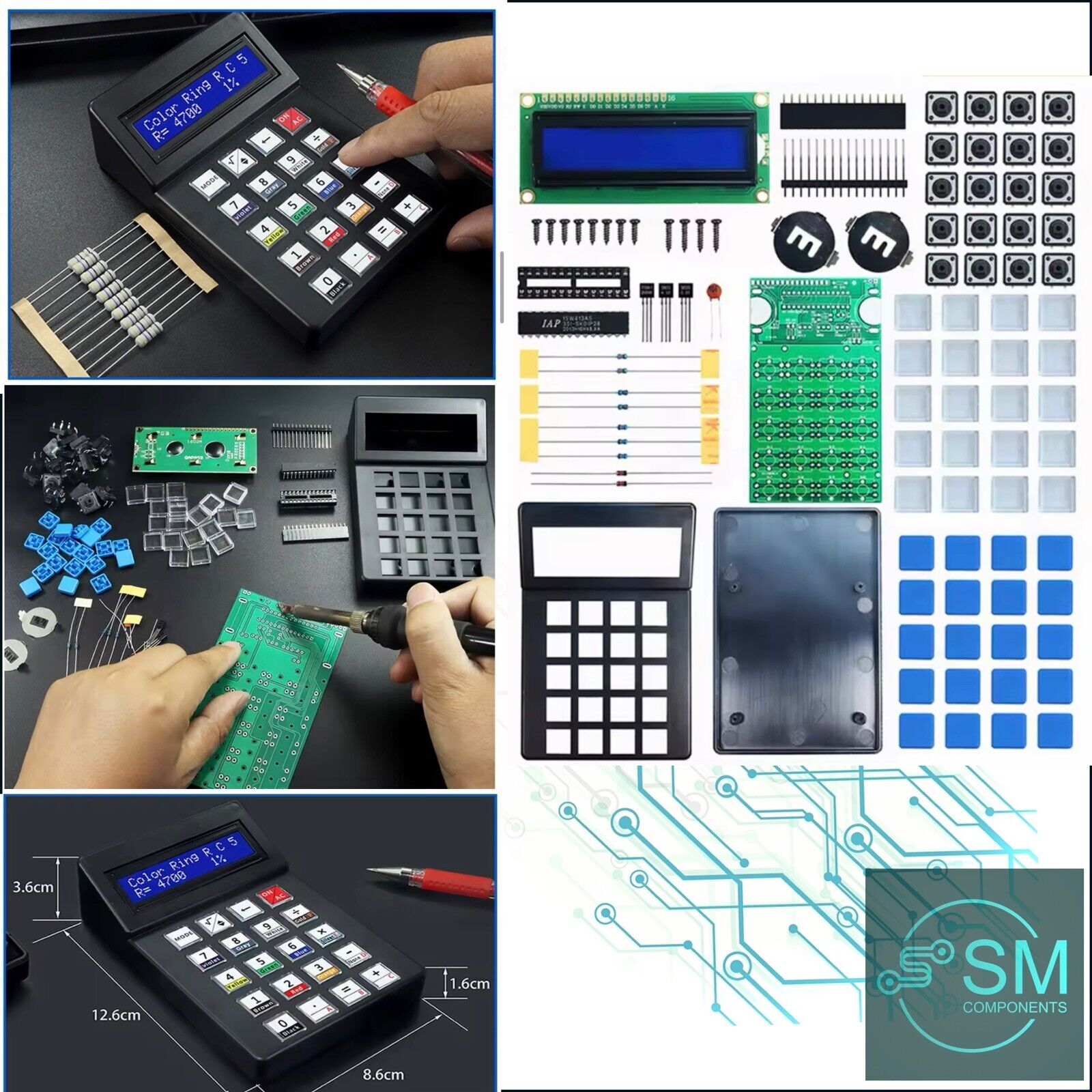 Calculator Electronic Production DIY Kit 51 Microcontroller Welding Ex ...