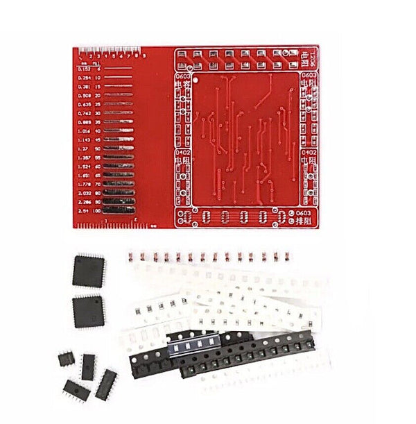 SMD/SMT PCB Component Soldering Practice Board Double Sided Diode, Res ...
