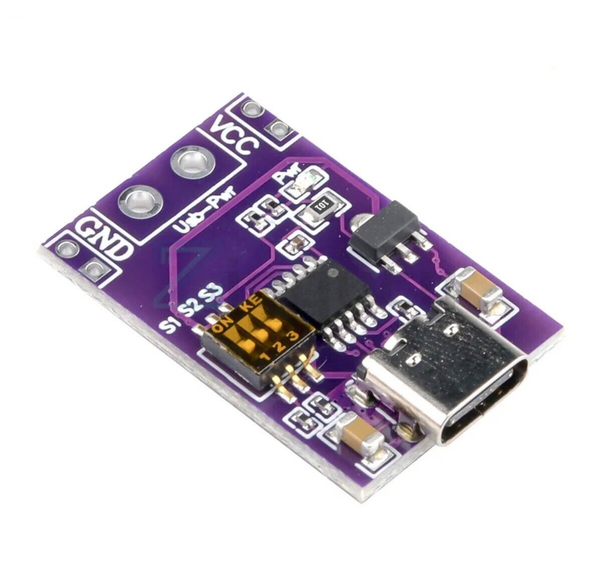 3 X USB Type-C PD/QC/AFC Decoy Trigger Board 5V-20V ADJ Output PD 2-3 ...