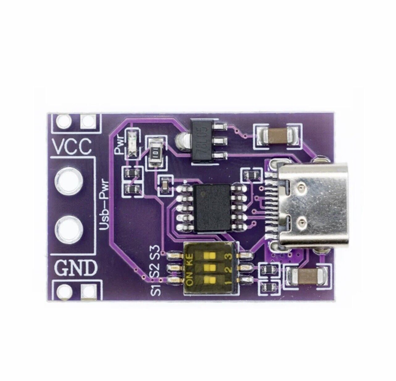 3 X USB Type-C PD/QC/AFC Decoy Trigger Board 5V-20V ADJ Output PD 2-3 ...