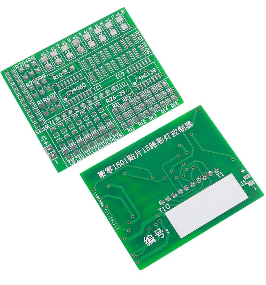 SMD/SMT PCB Component Soldering Practice Board CD4060 DIY Diode, Resis ...