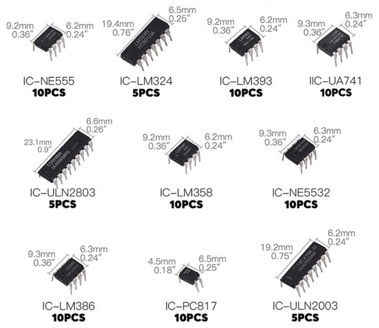 Integrated Circuit Chips – SM Components