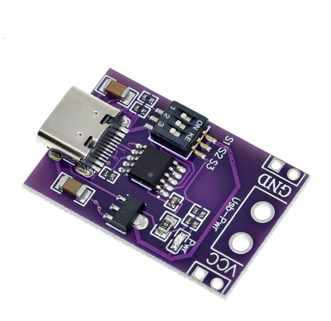 3 X USB Type-C PD/QC/AFC Decoy Trigger Board 5V-20V ADJ Output PD 2-3 ...