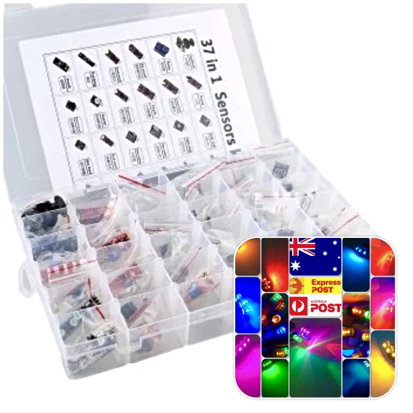 37 1 Ultimate Sensor Module Kit For Raspberry Pi32b Arduino Educati Sm Components