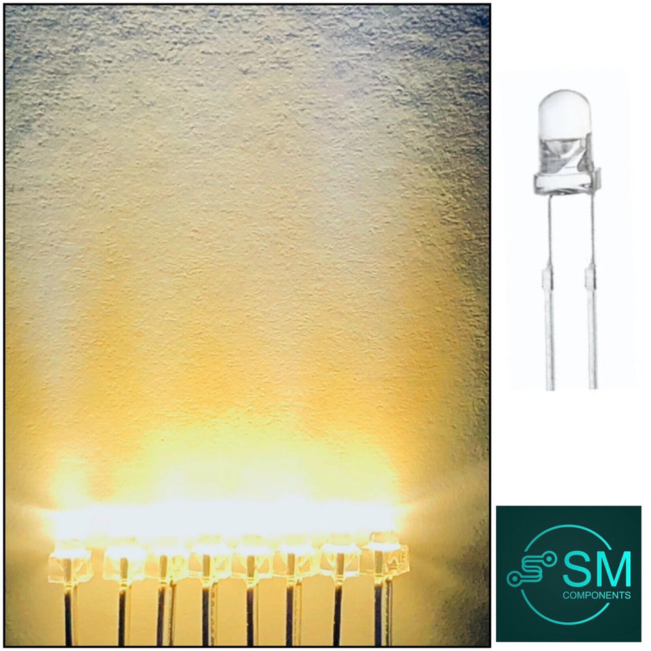 3mm Flashing LED's – SM Components